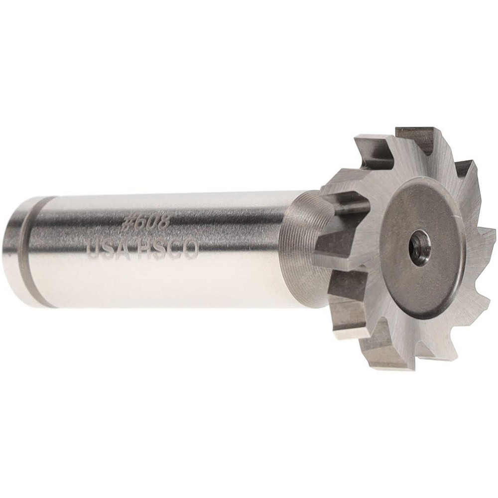 Made in USA - Woodruff Keyseat Cutter: 1" Cut Dia, 3/16" Cut Width, 1/2 ...