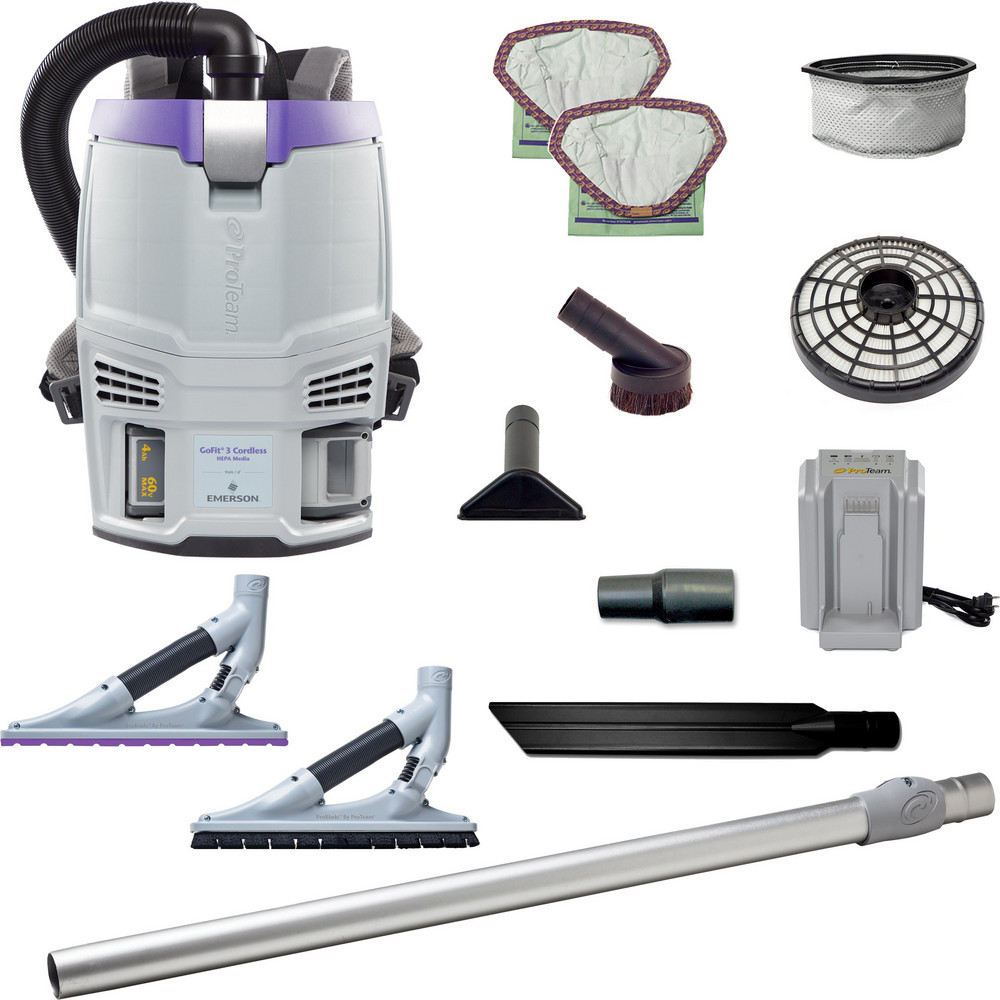 ProTeam - Portable & Backpack Vacuum Cleaners: Power Source: Battery ...