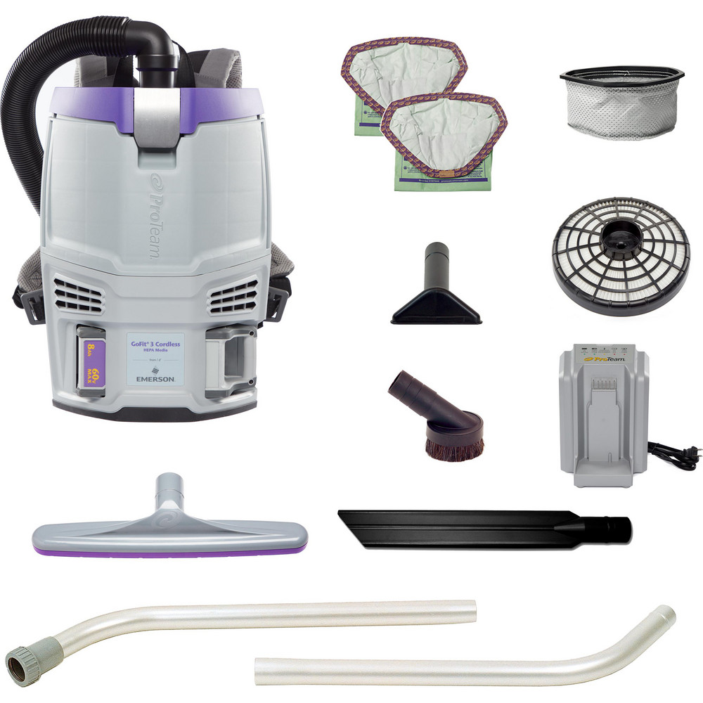 ProTeam - Portable & Backpack Vacuum Cleaners: Power Source: Battery ...