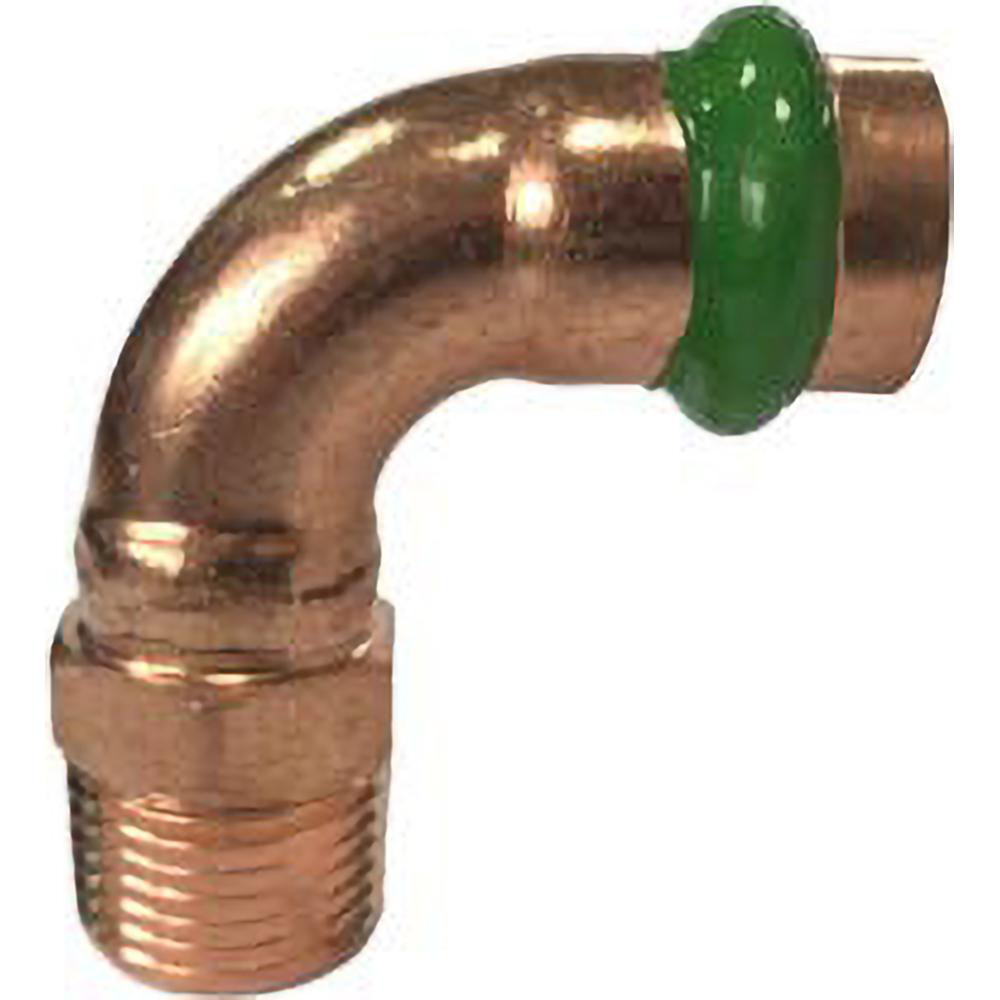 Merit Brass - Copper Pipe Fittings: Fitting Type: 90 Deg Male Elbow ...