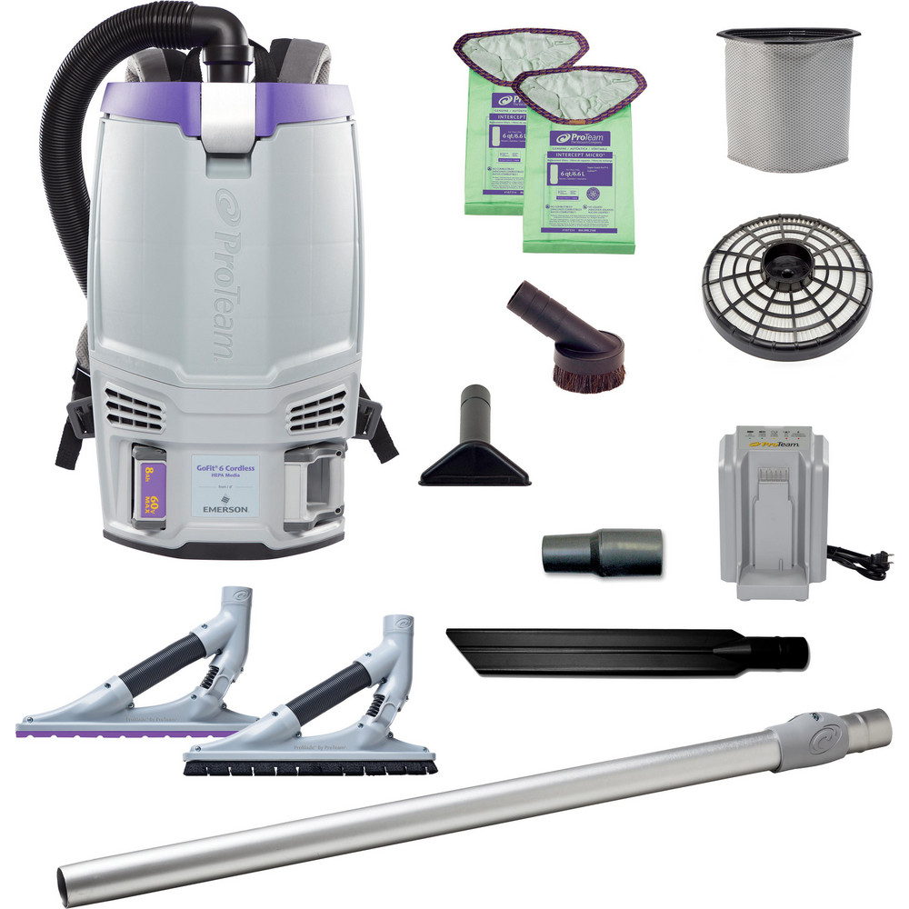 ProTeam - Portable & Backpack Vacuum Cleaners: Power Source: Battery ...
