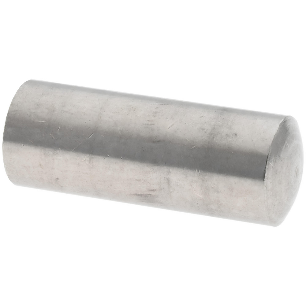 Value Collection - Dowel Pin: 8.00 mm Dia, 20.00 mm OAL, Stainless Steel, Grade 316, Bright ...
