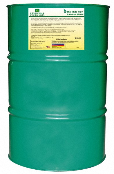 Renewable Lubricants - Way Oil: Bio-Slide Way, 55 gal Drum | MSC Direct