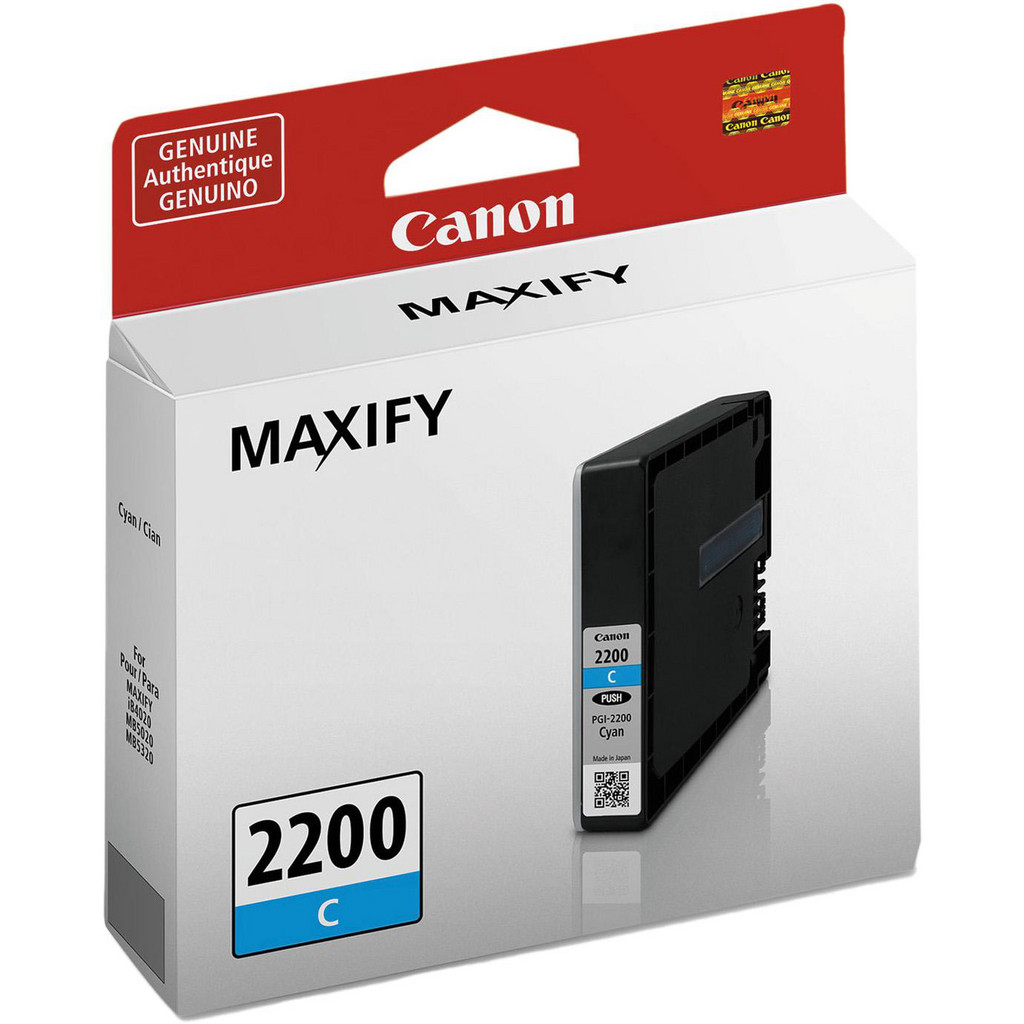 Canon - Office Machine Supplies: Ink/Ink Cartridges, Cyan, 1 per Pack ...