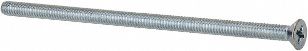 Value Collection - Machine Screw: #8-32, 3-1/2" Overall Length, Flat ...