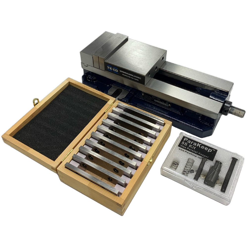 TE-CO - Machine Vise: Single-Station, 6" Jaw Opening | MSC Direct