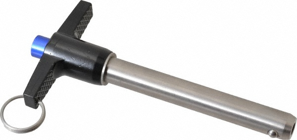 Gibraltar - 5/8" Diam, 4" Usable Length, T Handle, Quick Release Pin ...