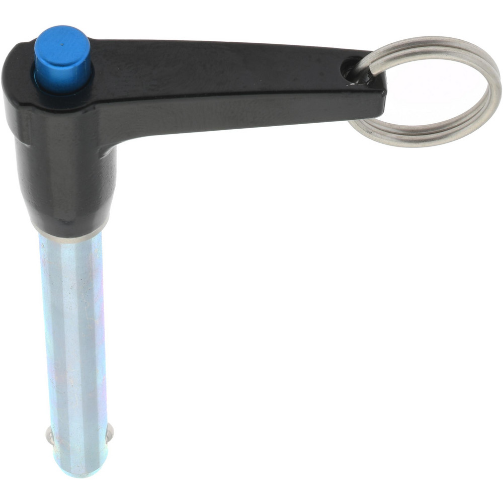 Gibraltar - Quick-Release Pin: L-Handle, 5/16" Pin Dia, 2" Usable ...
