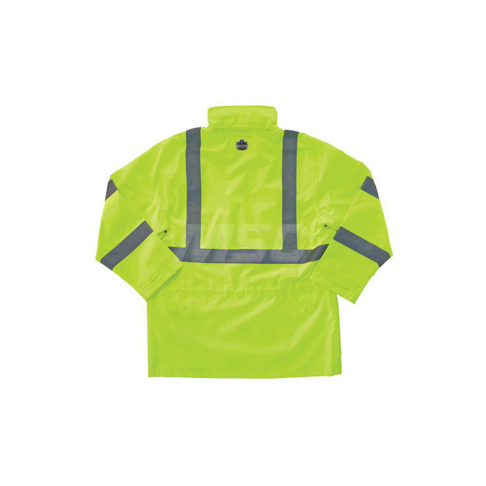 Ergodyne - Size L Lime Cold Weather & High Visibility Jacket - 41032939 ...