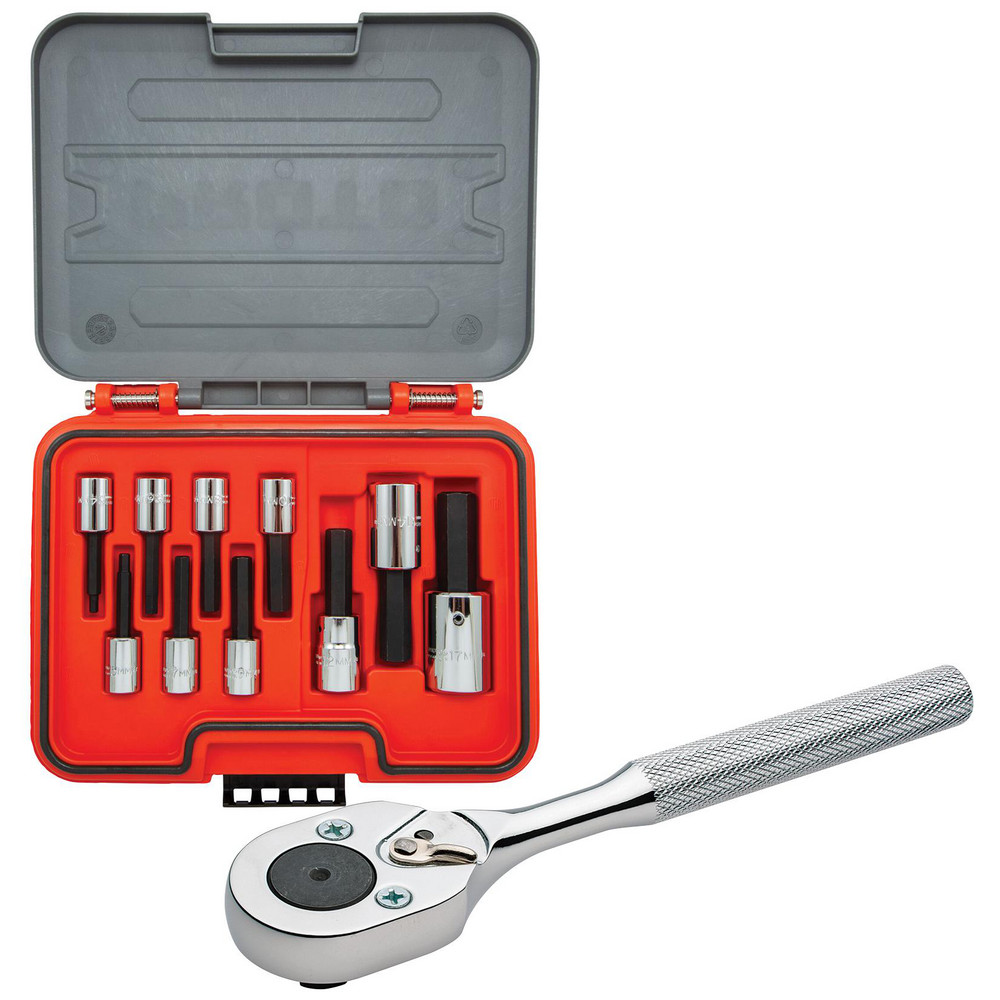 Proto - Hex & Torx Bit Socket Sets: Set Type: Hex Bit; Drive Size (Inch ...