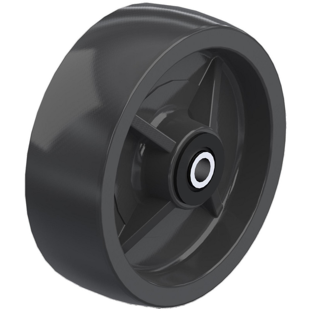 Pegasus - Rigid & Swivel Caster Wheel: Thermoplastic Rubber, 6" Dia, 2 ...
