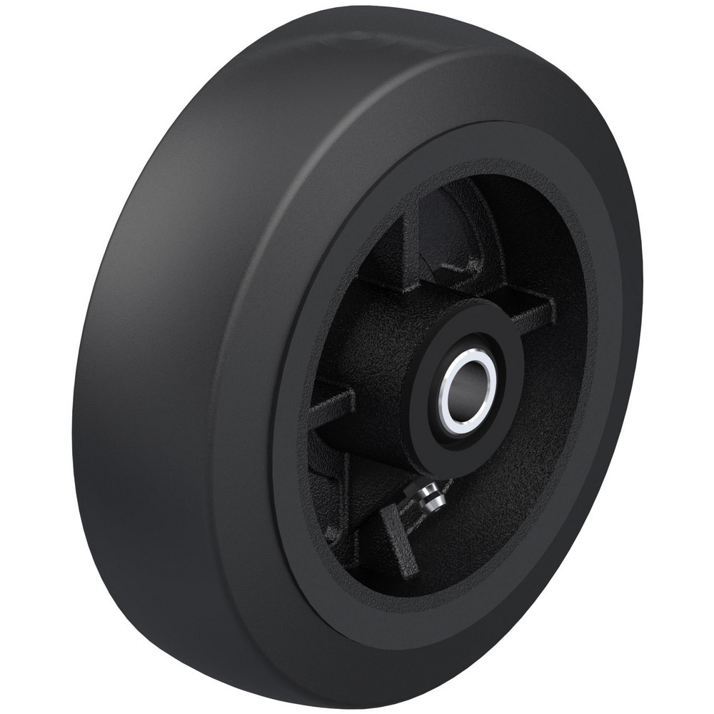 Pegasus - Rigid & Swivel Caster Wheel: Cast Iron, 6" Dia, 2" Wide, 0.50 ...