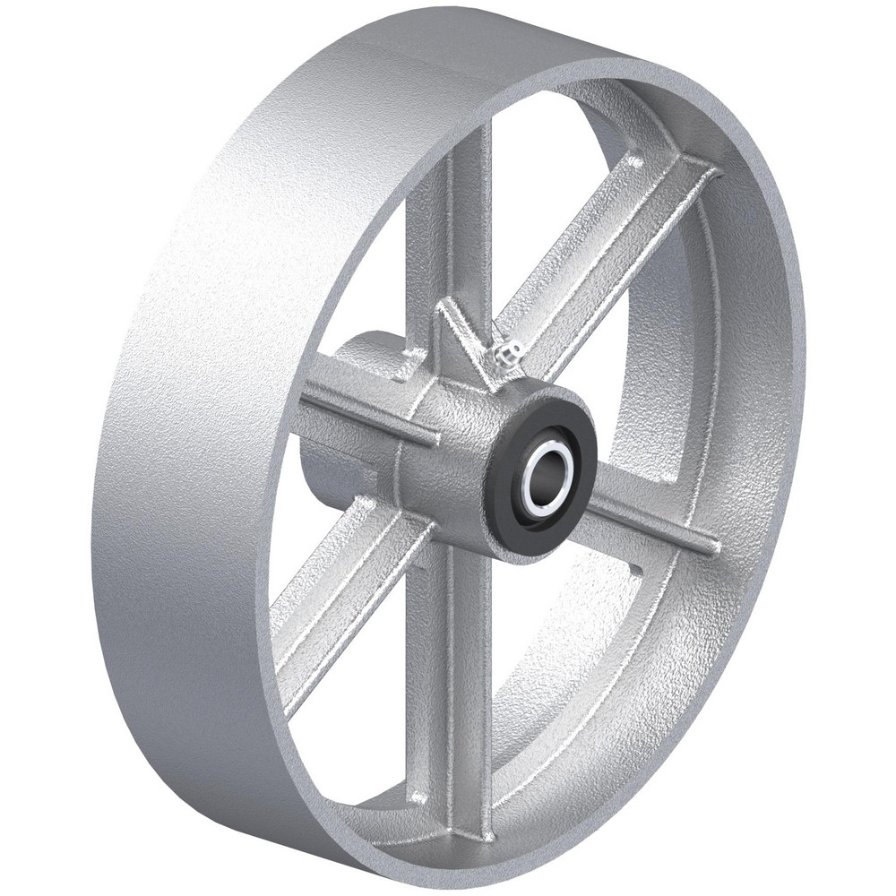 Pegasus - Rigid & Swivel Caster Wheel: Rubber, 8" Dia, 2" Wide, 0.50 ...