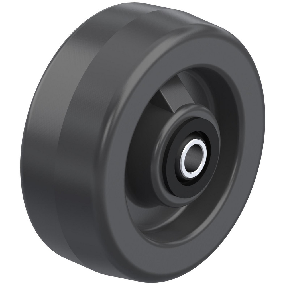 Pegasus - Rigid & Swivel Caster Wheel: Phenolic, 5" Dia, 2" Wide, 0.50 ...