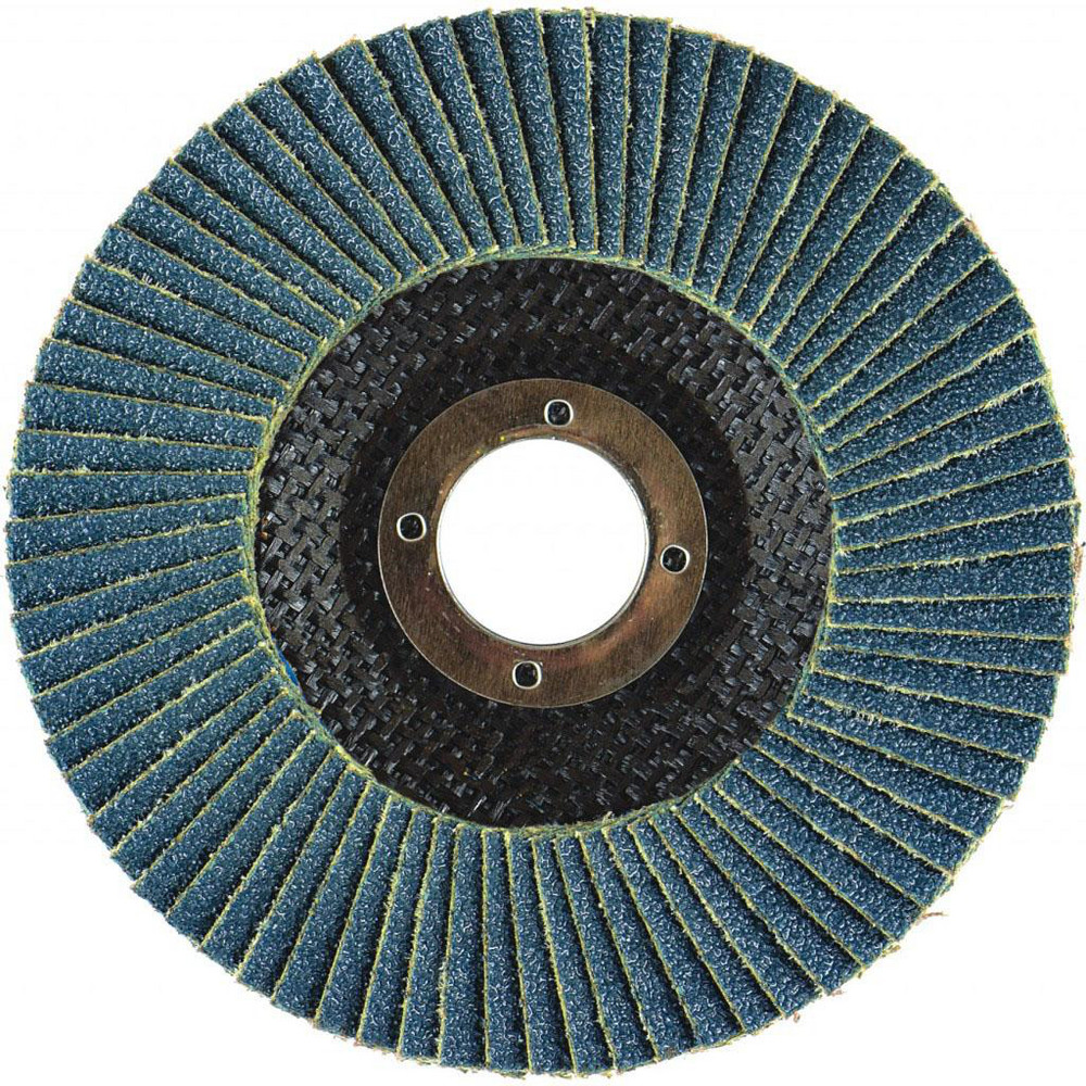 ARC Abrasives - Flap Disc: 4-1/2" Dia, 7/8" Hole, 120 Grit, Zirconia ...