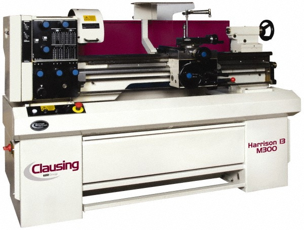 Clausing - 13" x 40" Engine Lathe: Geared Head, 3 hp, 230/460 V | MSC ...