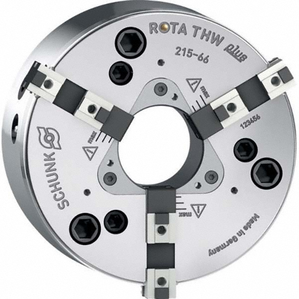 Schunk - Hydraulic Power Lathe Chuck: 8-1/2" Dia, 3 Jaws, Z170 Mount ...