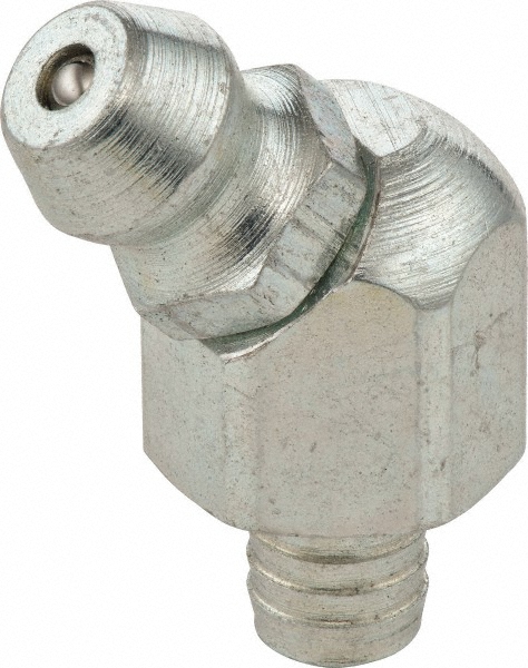 Umeta - Drive-In Grease Fitting: 65 ° Head, 3/16" Drive-In | MSC Direct