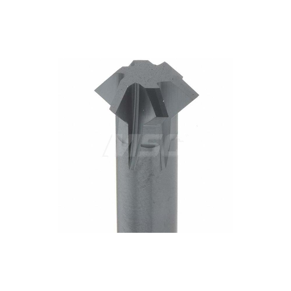 Accupro - Double Angle Milling Cutter: 90 °, 5/8" Cut Dia, 1/4" Cut ...