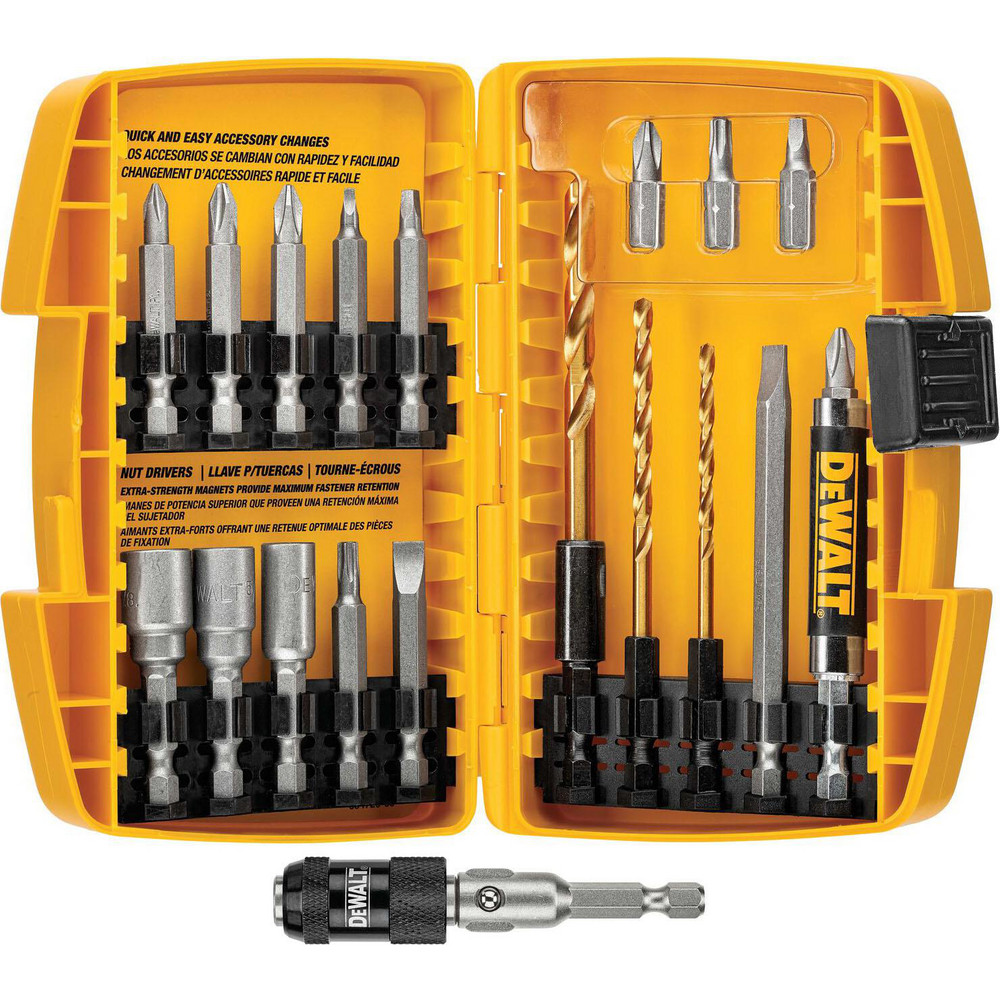 DeWALT - Power Screwdriver Bit Set Phillips, Square, Torx & Slotted: 20 ...