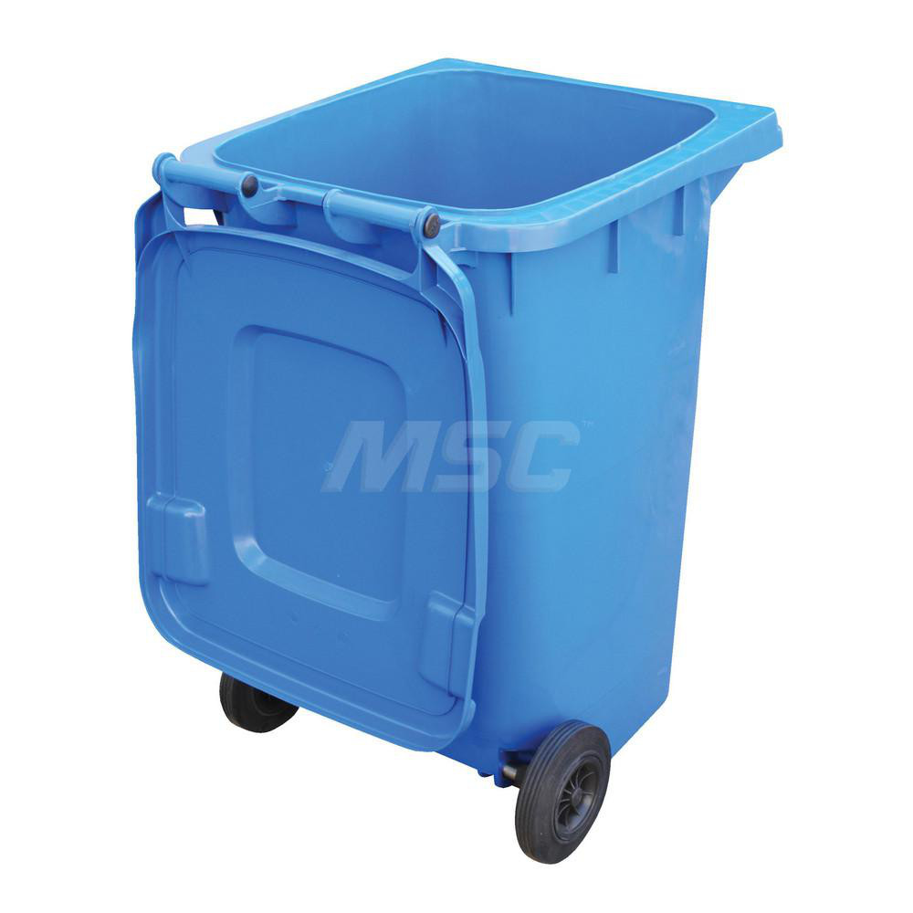 Vestil - 64 Gal Blue Rectangle Trash Can - 41502428 - MSC Industrial Supply