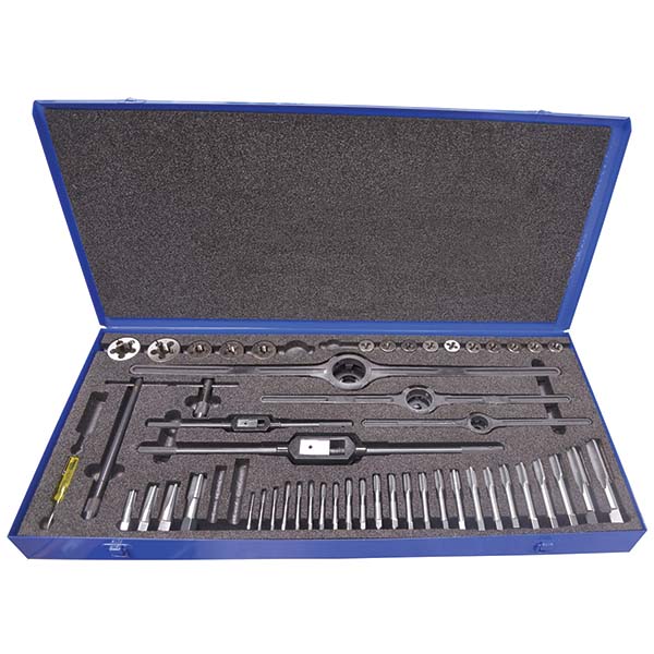Greenfield Threading - Tap & Die Set: #4-40 to 5/16-18 Taps, #4-40 to ...
