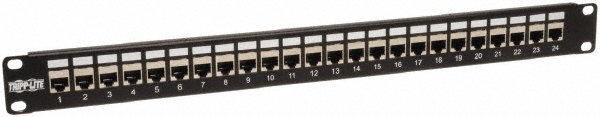 Tripp-Lite - Electrical Enclosure Patch Panel: Use with Racks, Steel ...