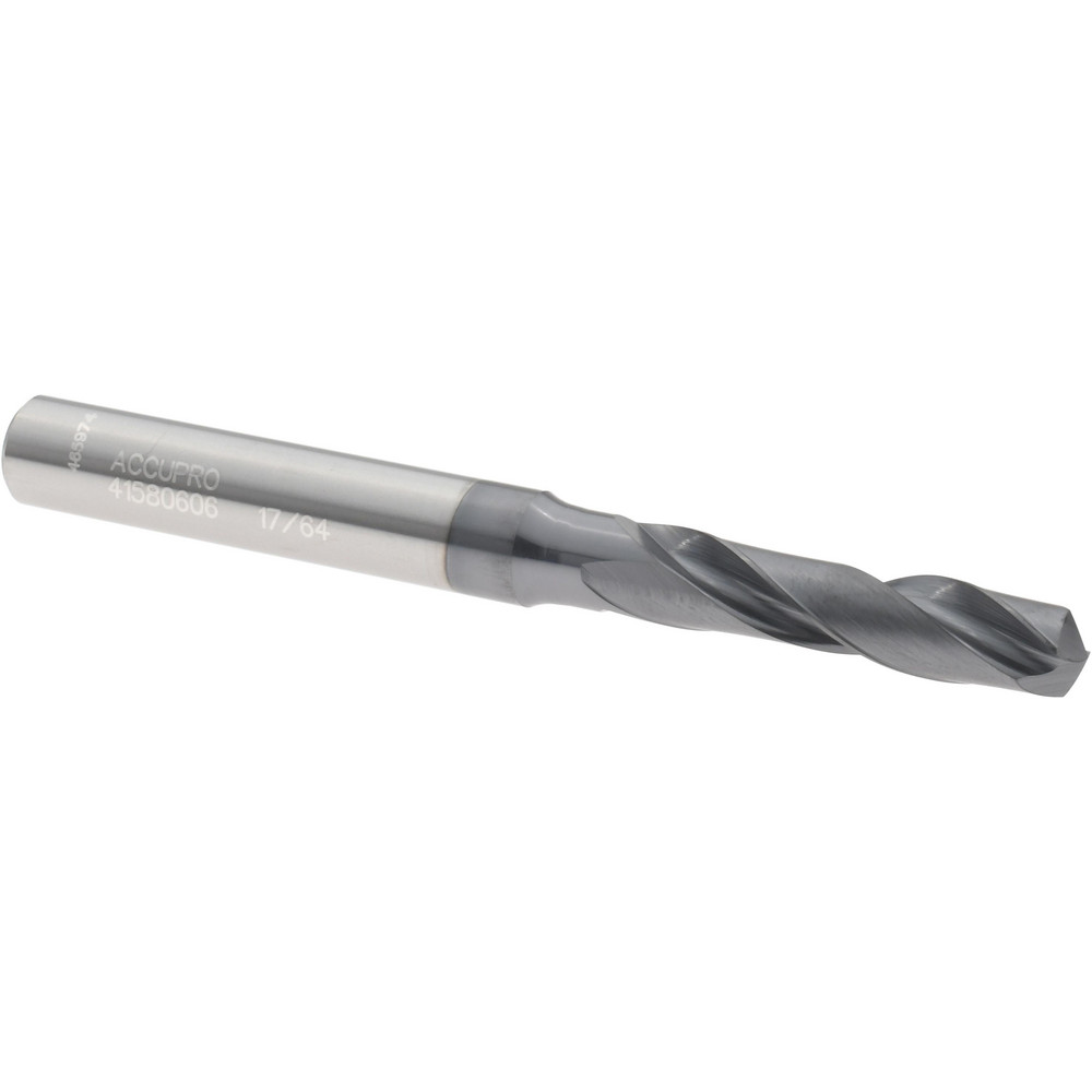 Accupro - Screw Machine Drill Bit: 17/64" (0.2656) Dia, 140 deg, Solid ...