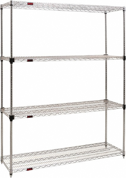 Eagle MHC - Eagle MHC - Starter Unit Wire Shelving: 800 lb Shelf ...