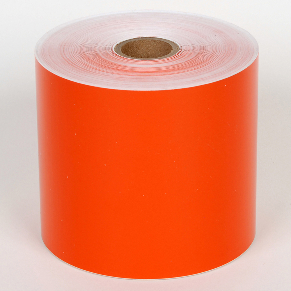 Cobra Systems - Vinyl Tape: 4" x 150', Orange | MSC Direct