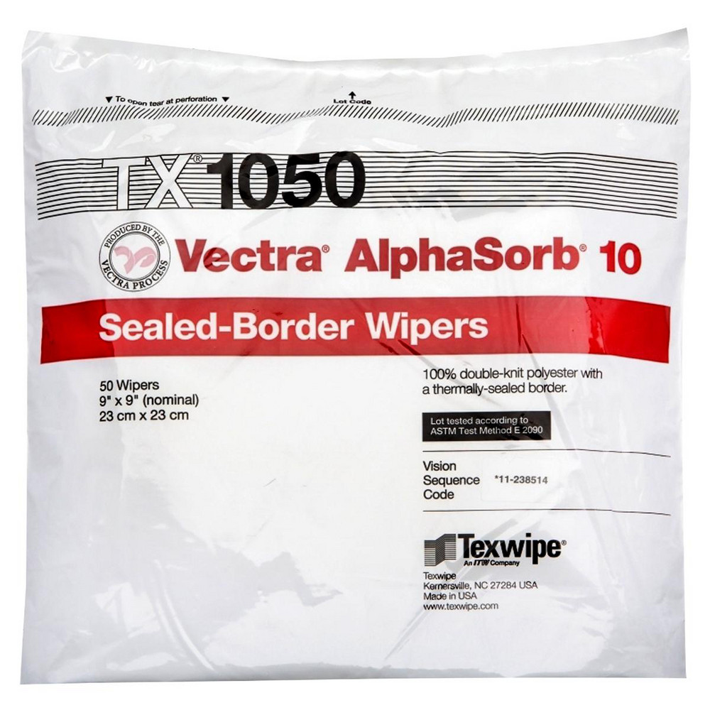 Texwipe - Texwipe Clean Room Wipes: Dry, 50 Ct | MSC Direct