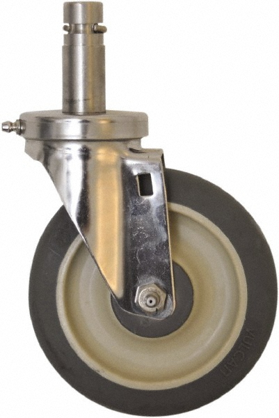 Eagle MHC - 5" Diam x 1-1/4" Wide x 8-1/4" OAH Stem Mount Swivel Caster ...