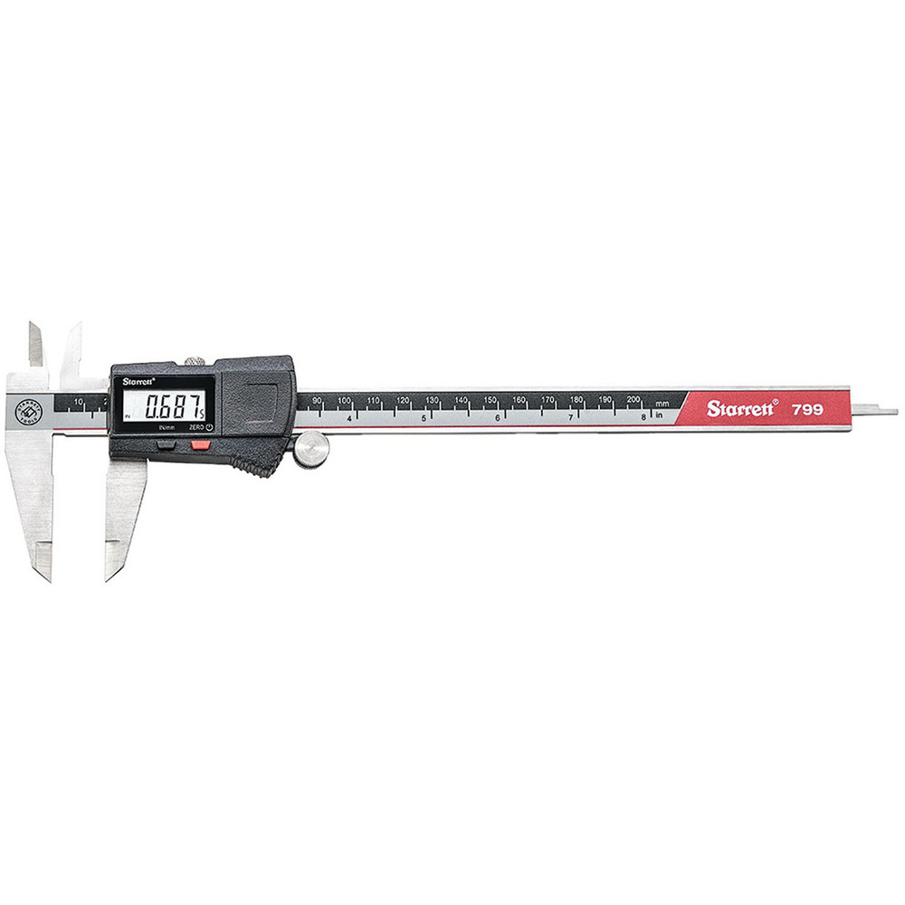 Starrett - Electronic Caliper: 200.00 mm, 8", 0.01 mm, 0.0005 ...