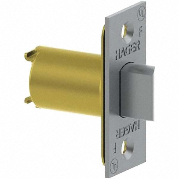 Hager - Spring Door Latch: 1" OAW, 2-1/4" OAH, Steel & Zinc, Oil Rubbed ...
