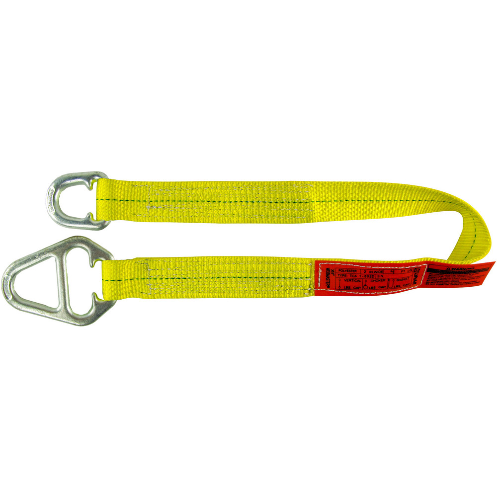 Lift-All - Triangle & Choker, Type 1 Web Sling: 6' Long, 4" Wide, 6400 ...