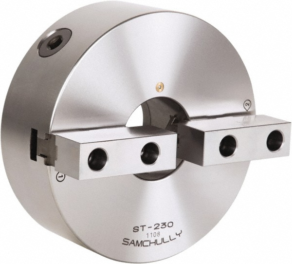Samchully - Manual Lathe Chuck: 12", 2 Jaws, Self-Centering | MSC Direct