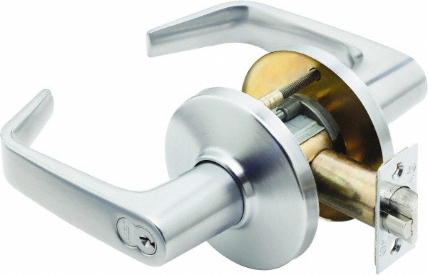 Stanley - Entry Lever Lockset for 2-1/4" Thick Doors | MSC Direct