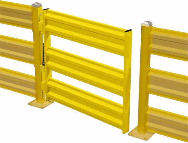 Steel King - Steel Self Closing Rail Safety Gate | MSC Direct