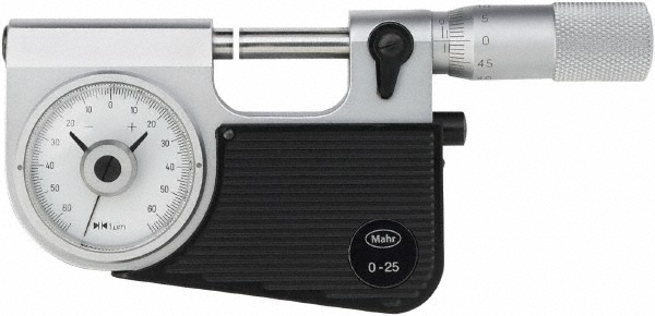 Mahr - Mechanical Outside Micrometer: 0.001" Graduation | MSC Direct