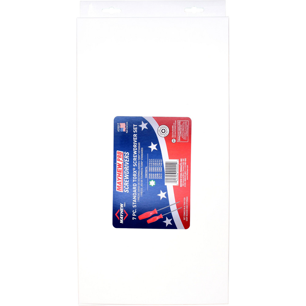Mayhew - Screwdriver Sets: Screwdriver Types Included: Torx; Container ...