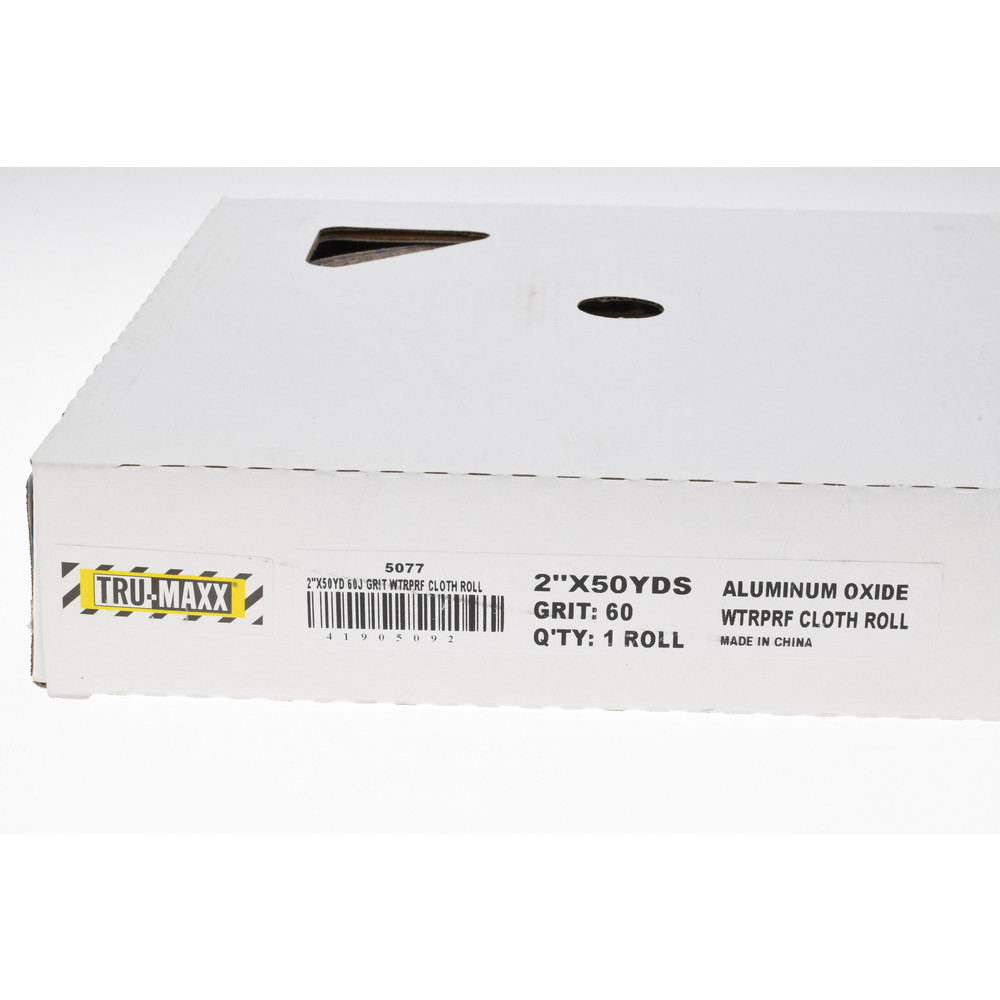 Tru-Maxx - 2" x 50 Yd 60 Grit Aluminum Oxide Shop Roll | MSC Direct