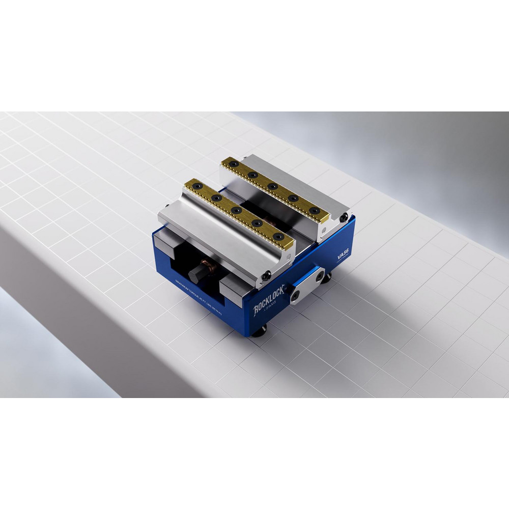 5th Axis - Self-Centering Vise: 4.9500" Jaw Width, 3.000" Max Jaw Opening | MSC Direct