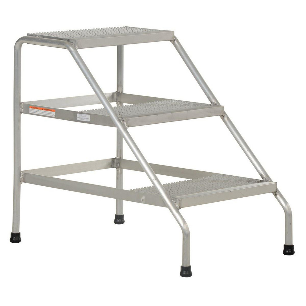 Vestil - 3 Step Aluminum Step Ladder: | MSC Direct