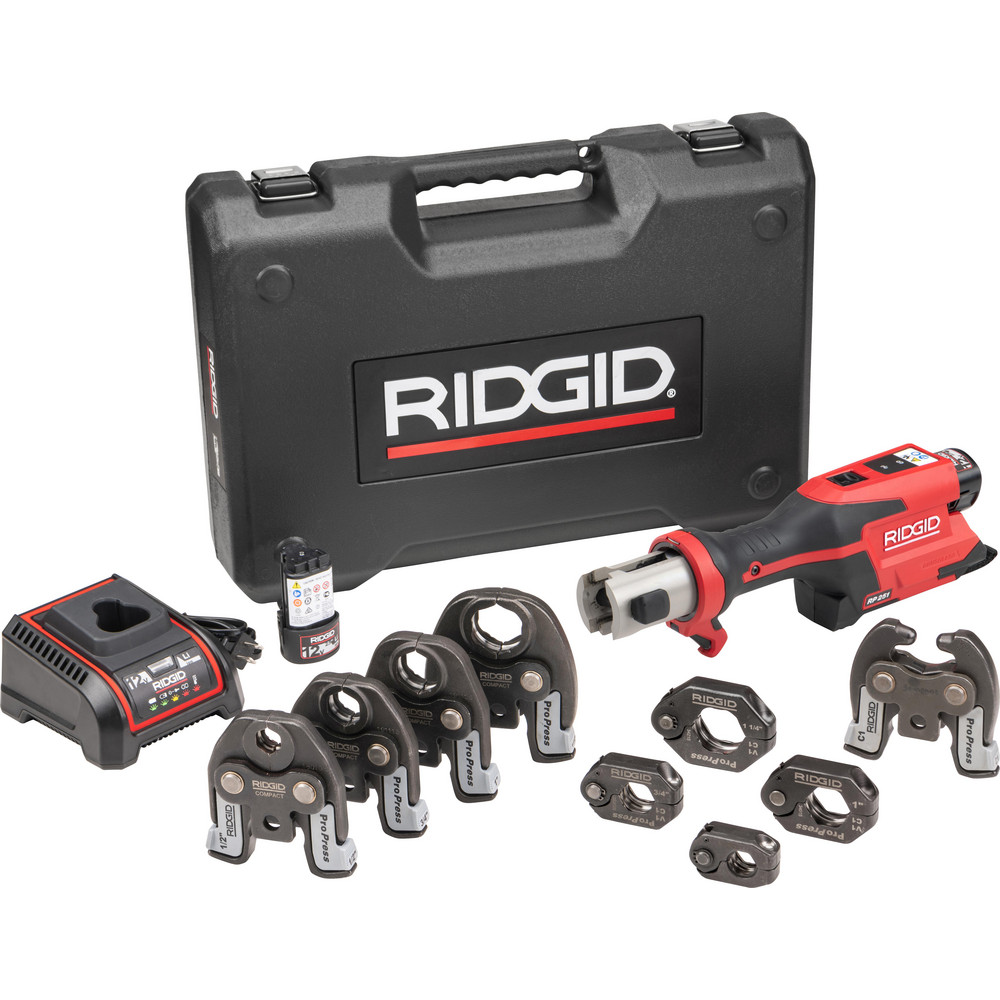 Ridgid - Benders, Crimpers & Pressers: Crimper Type: Press Tool Kit ...