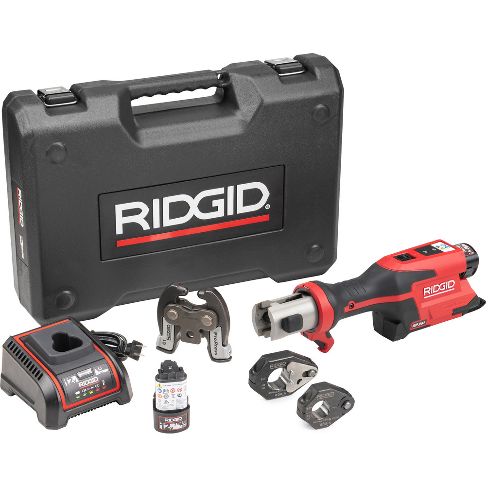 Ridgid - Benders, Crimpers & Pressers: Crimper Type: Press Tool Kit ...