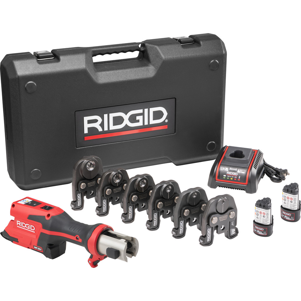Ridgid - Benders, Crimpers & Pressers: Crimper Type: Press Tool Kit ...
