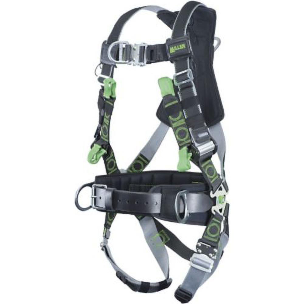 Miller - Fall Protection Harnesses: 400.000 Lb, Climbing Style, Size ...