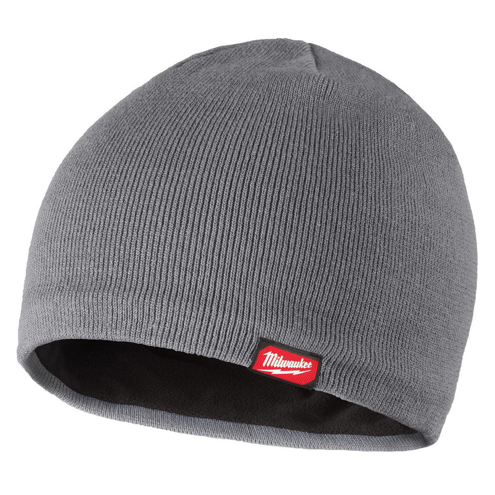 Milwaukee Tool - Beanie Hat: Polyester & Spandex, Gray, Size Universal ...