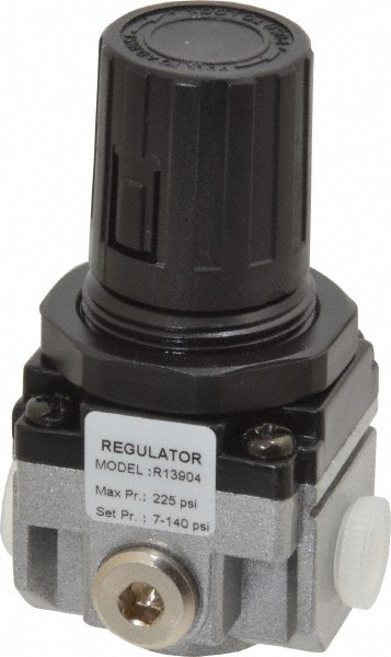 PRO-SOURCE - 1/8 NPT 7 - 145 psi Miniature Aluminum Regulator | MSC Direct
