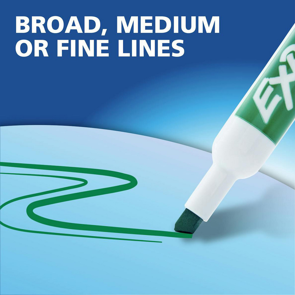 Expo - Dry Erase Markers & Accessories: Color: Black; Tip Type: Chisel ...